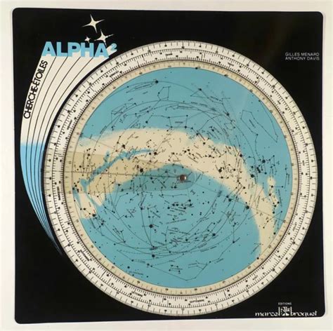 PLANISPHÈRE LE CHERCHE ÉTOILES Alpha 2 1993 Carte du ciel EUR 19 00