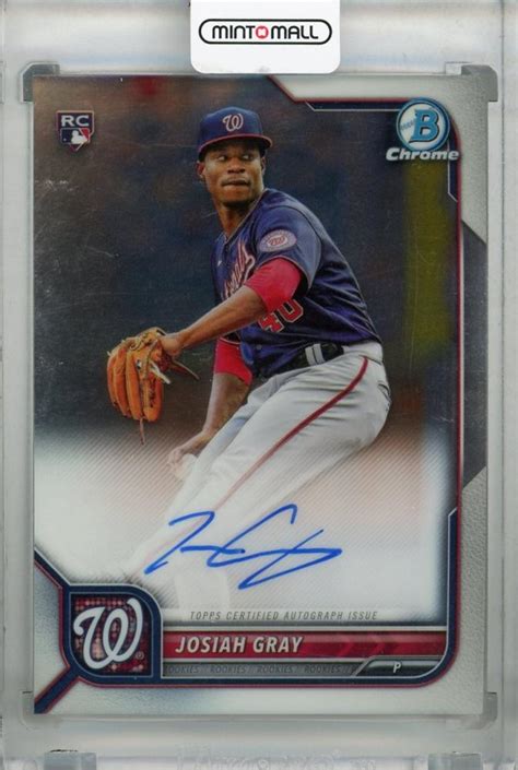 ミントモール MINT 浦和店 2022 Topps Bowman Washington Nationals Josiah Gray