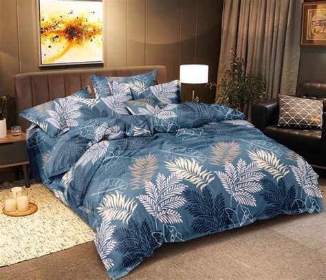 Dekbedovertrek Lits Jumeaux 240 X 220cm Micropercal Vintage Leafs Bol