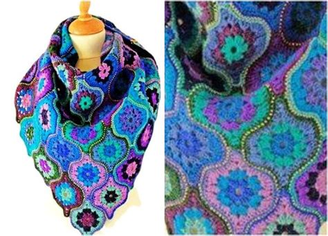 3 Pashminas A Crochet Interesantes Para Aprender A Tejer Shawl Pattern
