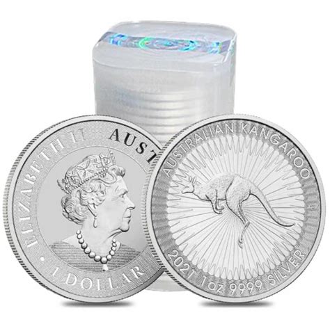 25 X Australijski Kangur 1 Uncja Srebra 1 Oz Srebrna Moneta Ag999 9