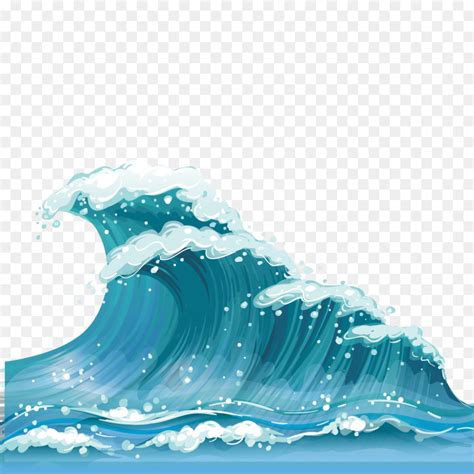 Euclidean Vector Wind Wave Wave Vector Flat Blue Waves Background Png