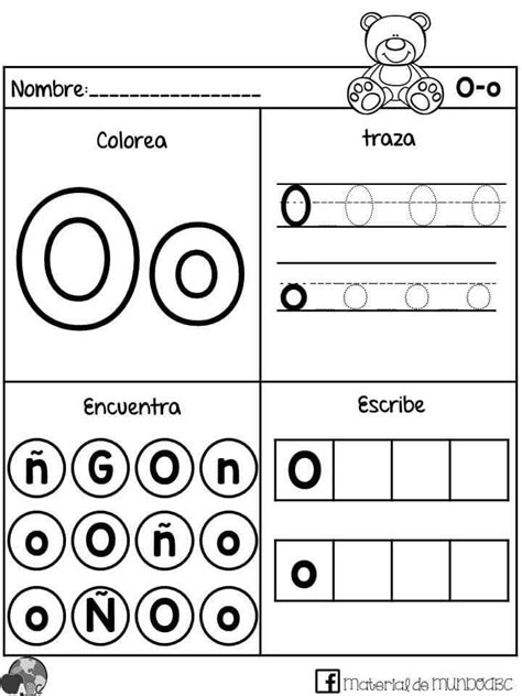 Pin de Clara González en Letras Actividades de lenguaje preescolares