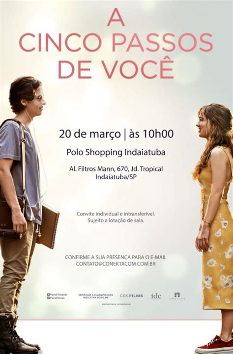 Cabine de Imprensa do filme A Cinco Passos de Você Revista Ideal