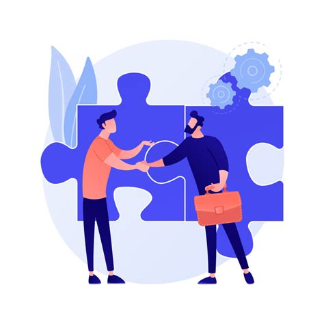 Partnership And Collaboration Vector Concept Metaphor Chemins D Avenirs