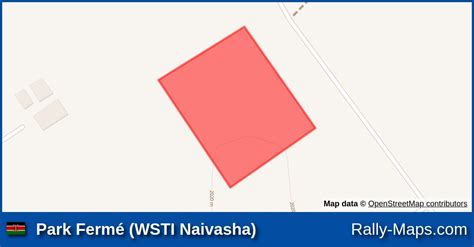 Mapa Harmonogram Profil Elewacji Park Fermé WSTI Naivasha