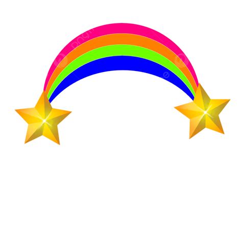 Arcoiris Y Estrella PNG Arco Iris Estrella Unicornio PNG Y PSD Para