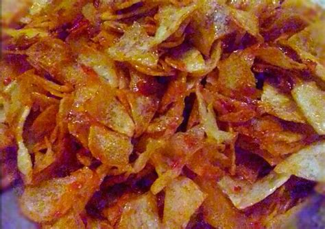 Resep Keripik Kentang Pedas Manis Oleh Dapur BundAi Cookpad