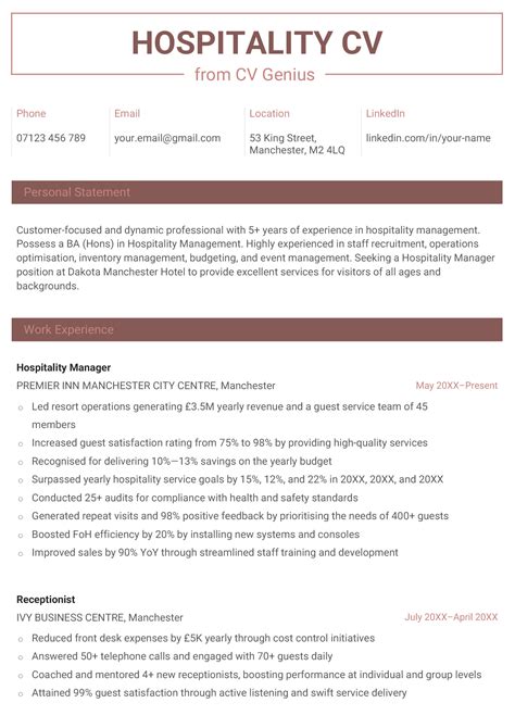 View Cv Examples Shopping Online Gbu Presnenskij Ru