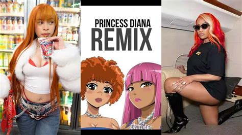 Nicki Minaj Ice Spice Drop Princess Diana Remix An Ode To The Late