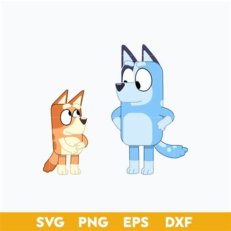 Bluey And Bingo Grannies SVG DXF EPS PNG Cut Files