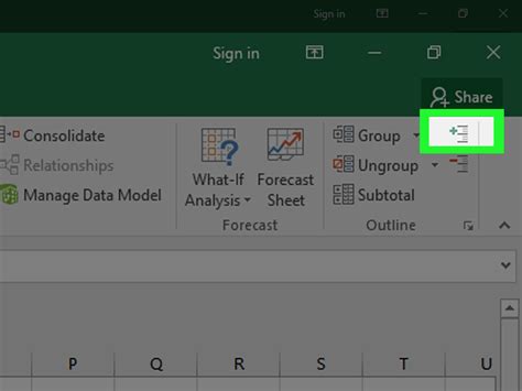 How To Collapse Columns In Excel 7 Steps With Pictures