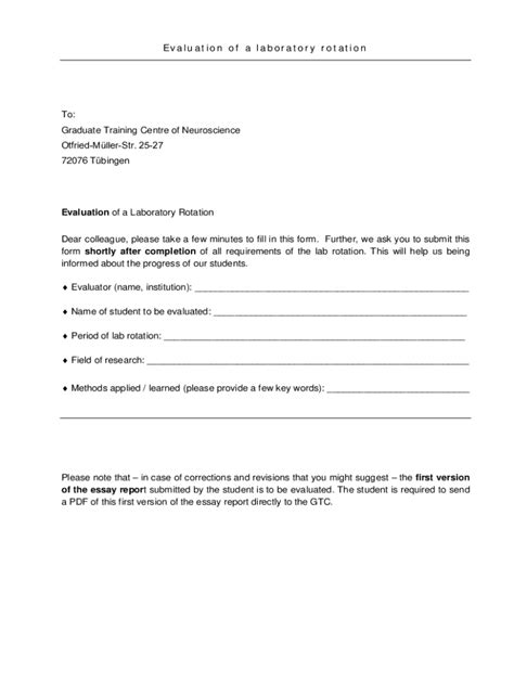 Fillable Online LABORATORY ROTATION AGREEMENT Fax Email Print PdfFiller