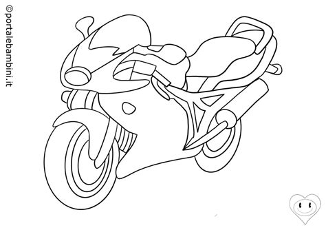 Disegni Moto Da Colorare Stampa Gratis
