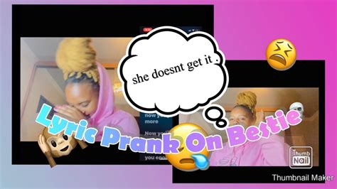 Lyric Prank On My Best Friend GONE WRONG South African YouTuber