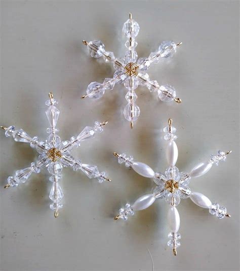 How To Make Beaded Snowflake Ornaments Video Tutorial Artofit
