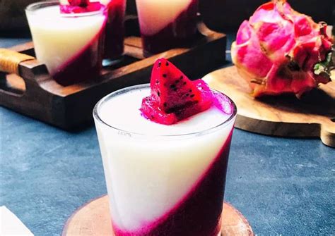 Resep Puding Buah Naga Susu Oleh Anif Agustina Cookpad