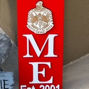 Delta Sigma Theta Sorority Porch Leaners Crest African Violet Combo