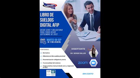 Libro De Sueldo Digital Afip Youtube