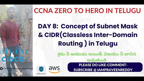 Concept Of Subnet Mask Cidr Classless Inter Domain Routing In