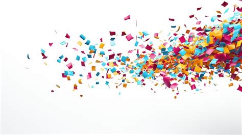 Premium AI Image Multicolor Confetti Abstract Background With A Lot