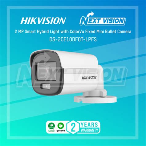 Jual DS 2CE10DF0T LPFS HIKVISION HD 2MP SMART HYBRID LIGHT COLORVU