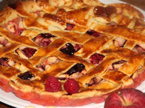 Recettes De Tarte Pommes Et Framboises