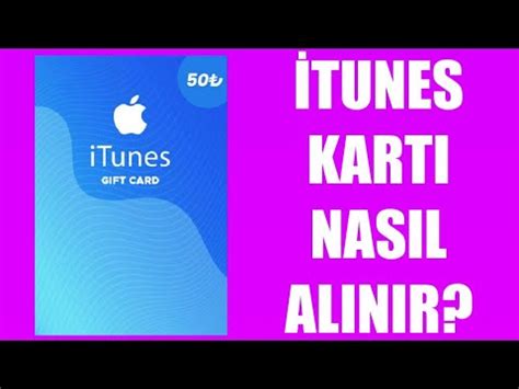 İtunes Kartı Nasıl Alınır Nasıl Çıkartılır YouTube