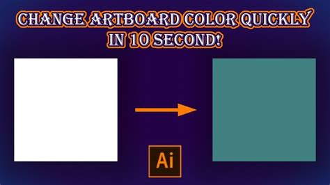 How To Change Artboard Color In Illustrator In Illustrator