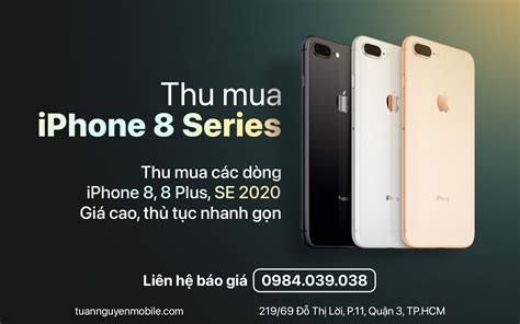 Bảng giá thu mua iPhone 8 8 Plus cũ giá cao tại TPHCM