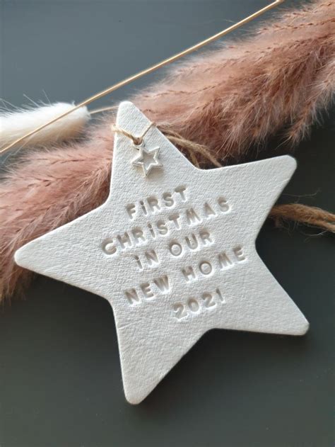 First Christmas In Our New Home Ornament Kerst Knutselen