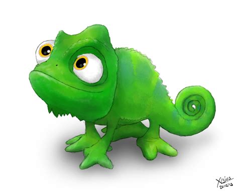 More Like Pascal Rapunzel S Pet Chameleon By Xlsius Festa De