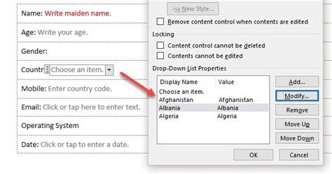 make a fillable form in word 2016 and collect data the easy way