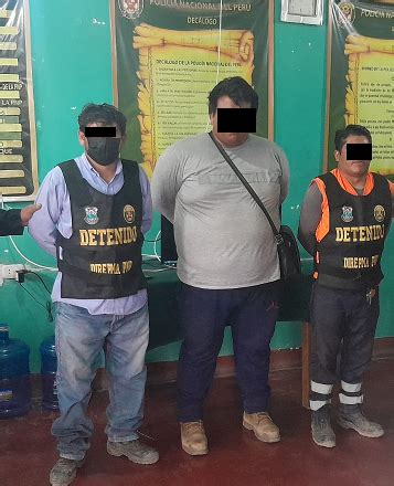 Policía Nacional del Perú on Twitter Como resultado de un operativo