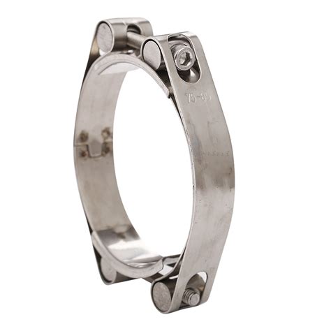 Heavy Duty Double Bolt Pipe Hose Clamp With Robust Nut China Heavy