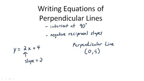 Equations Of Perpendicular Lines CK 12 Foundation