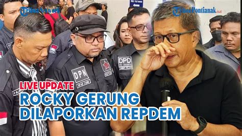 Rocky Gerung Dilaporkan Repdem Ke Polda Metro Jaya Imbas Dugaan