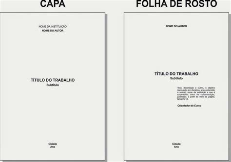 Blogueiros Do CEAB Capa E Folha De Rosto Nas Normas Da ABNT