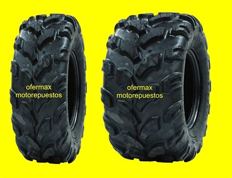 Juego 4 Llantas Cuatrimoto 18x9 50 8 19x7 8 Italika Atv 125 Meses Sin