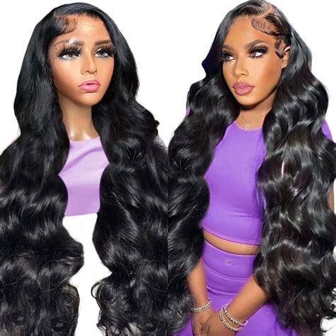 Amazon Maxine Body Wave Lace Front Wigs Human Hair Pre Plucked