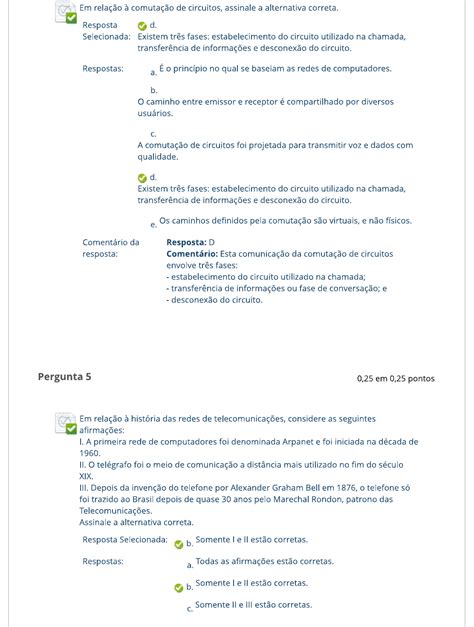 REDES II HETEROGÊNEAS E CONVERGENTES 7113 60 QUESTIONÁRIO UNIDADE I