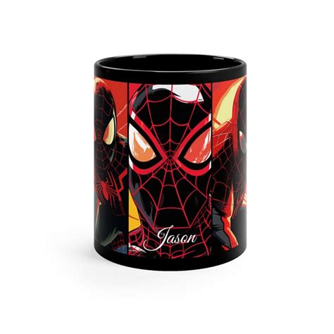 Spider Man Oz Coffee Mug Miles Morales Spiderman Mugs Superhero