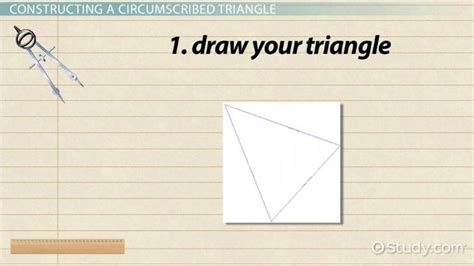 constructing inscribed and circumscribed triangles video and lesson transcript