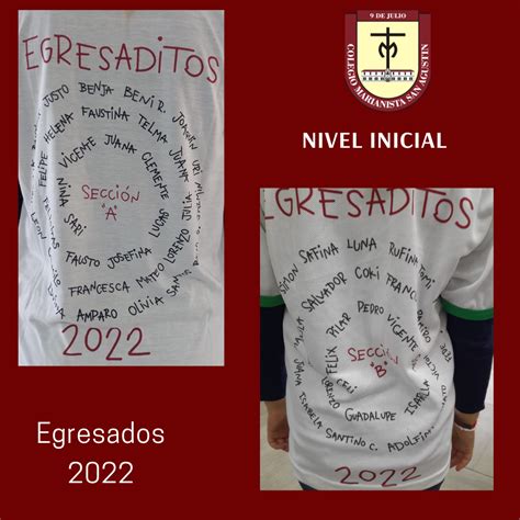 Ni Egresaditos Colegio Marianista San Agust N De Julio