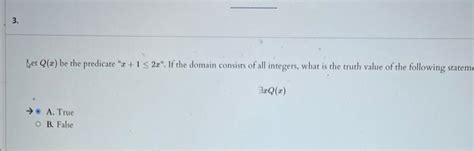 solved set q x be the predicate x 1≤2x if the domain