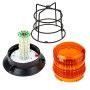 4 3 4 Amber LED Strobe Light Caged Beacon Super Bright LEDs