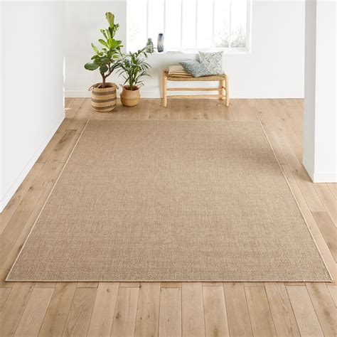 Essen Indoor Outdoor Jute Effect Xl Rug Natural La Redoute
