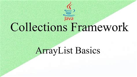 11 Java Collections Framework In Hindi Arraylist Introduction Youtube