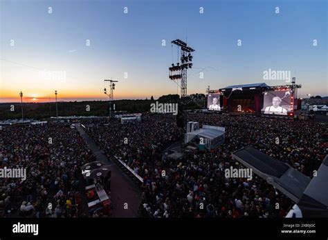 Sonnenuntergang ROCK AM RING 2024 am Nürburgring 3 Tag Sonntag