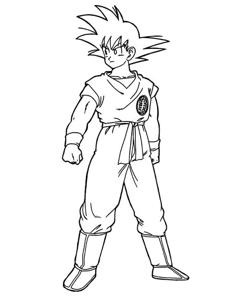 Coloriage Dragon Ball Super Sangoku Ultra Instinct Dessins